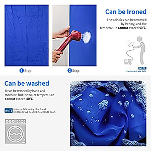 NEEWER 6x9 feet/1.8x2.8m Photo Studio 100% Pure Polyester Collapsible Backdrop Background for Photography, Video and Television (Backdrop ONLY) - Blue