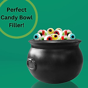 Needzo Gummy Eyeballs with Gooey Jelly Filling, Individually Wrapped Candies, Novelty Gag Gift, 2.6 Ounces, (2 Pack)