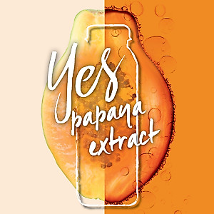 Garnier Fructis Damage Repairing Treat Shampoo, 98 Percent Naturally Derived Ingredients, Papaya, Nourish Dry Damaged Hair, Coconut, 11.8 Fl Oz