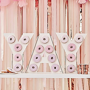 Ginger Ray Yay Pink Ombre Donut Wall Stand, Mix it Up