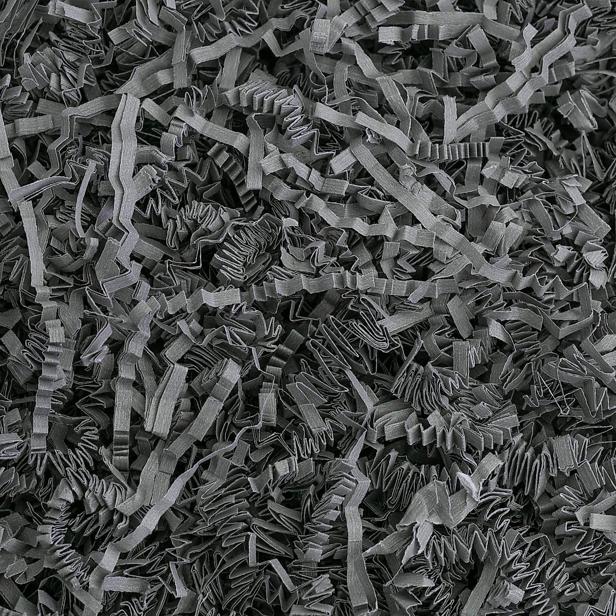 MagicWater Supply Crinkle Cut Paper Shred Filler (2 oz) for Gift Wrapping & Basket Filling - Slate Gray
