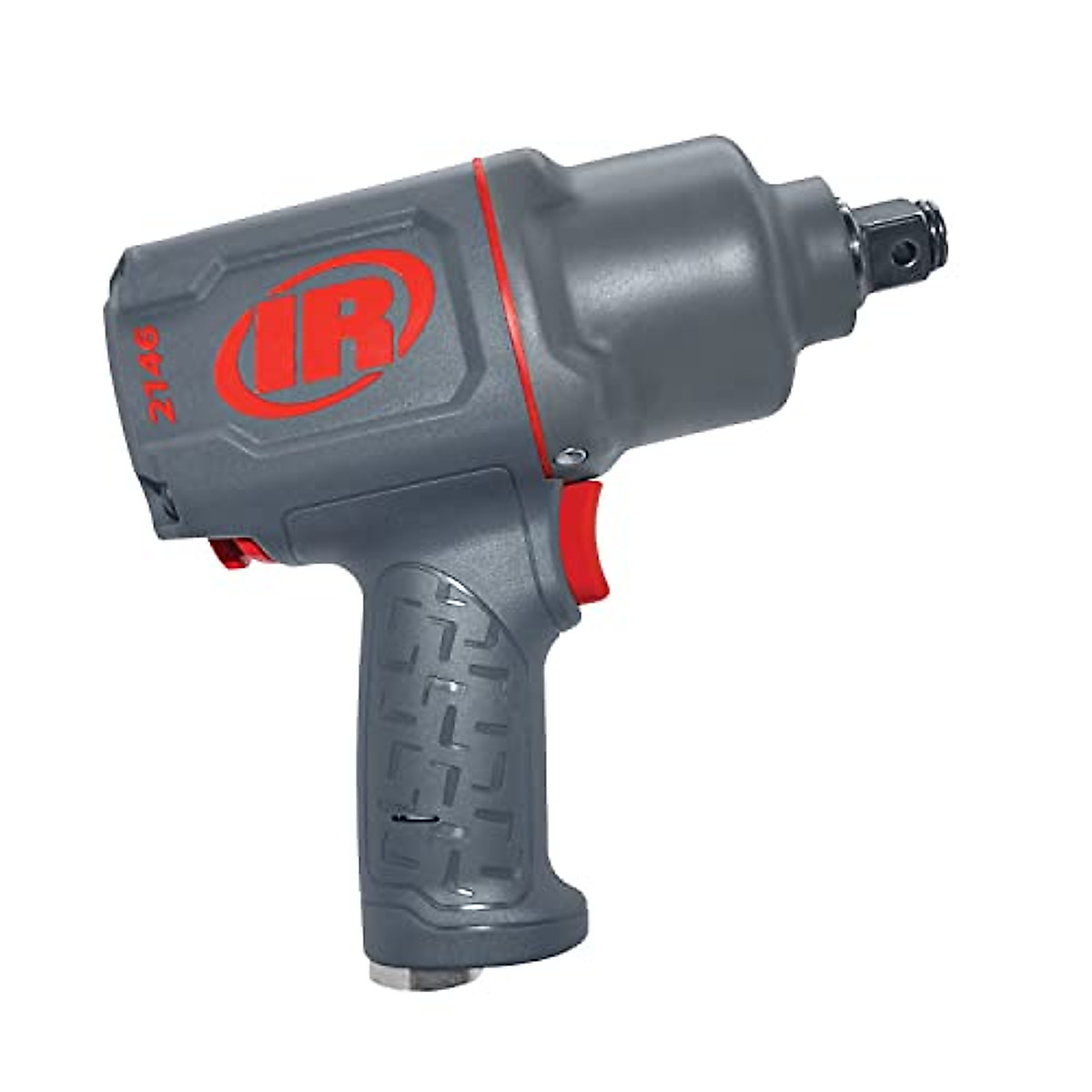 Ingersoll Rand 2146Q1MAX 3/4-Inch Drive, Air Impact Wrench, Quiet, 2,000 ft-lbs Nut-busting torque, Maintenance Duty, Pistol Grip, Standard Anvil , Gray