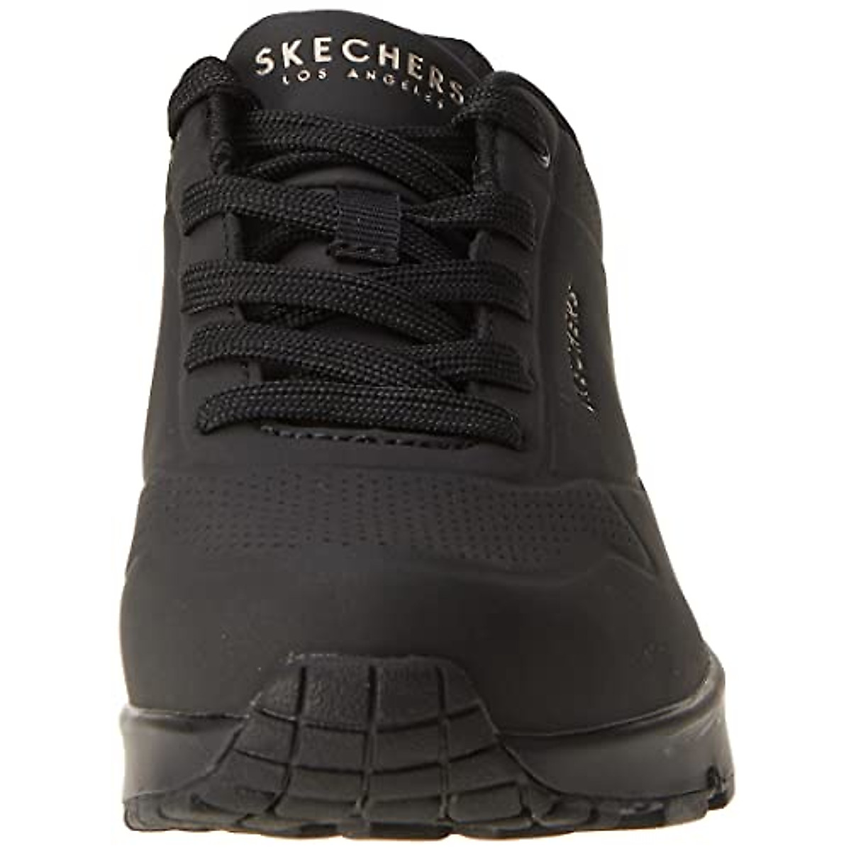 Skechers womens Skecher Street Women's Uno - Stand on Air Sneaker, Black/Black, 11 US