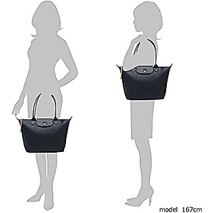 Longchamp Le Pliage City Small Shoulder Shopper Bag, Navy