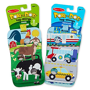 Melissa & Doug Poke-A-Dot Tag Along Bundle