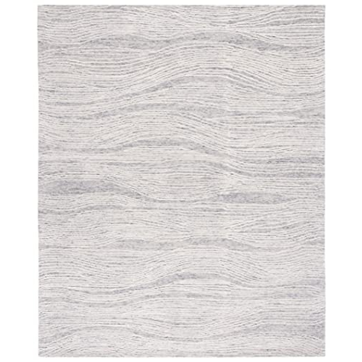 Safavieh Metro Collection 8' x 10' GreyIvory MET995F Handmade Premium Wool Living Room Dining Bedroom Area Rug