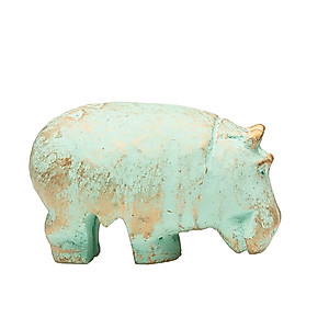 Discoveries Egyptian Imports Authentic Miniature Statue - Patina Finish - Hippo Goddess Taweret - 2.5" - Made in Egypt