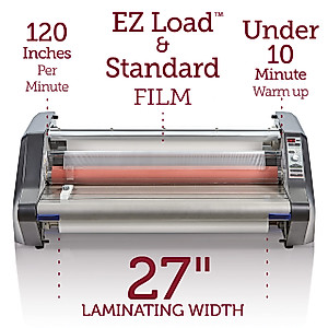 GBC Thermal Roll Laminator, Ultima 65, 27 inches Maximum Width, 10 Minute Warm-Up (1710740)