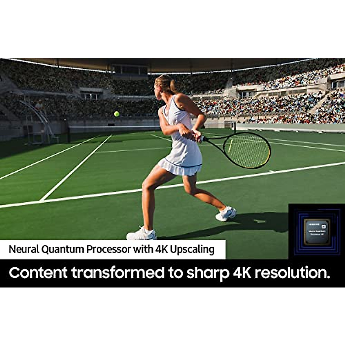 SAMSUNG QN55S90CAFXZA 55 Inch 4K OLED Smart TV with AI Upscaling with a HW-Q60B 3.1ch Soundbar and Subwoofer with DTX Virtual:X (2023)(USED)