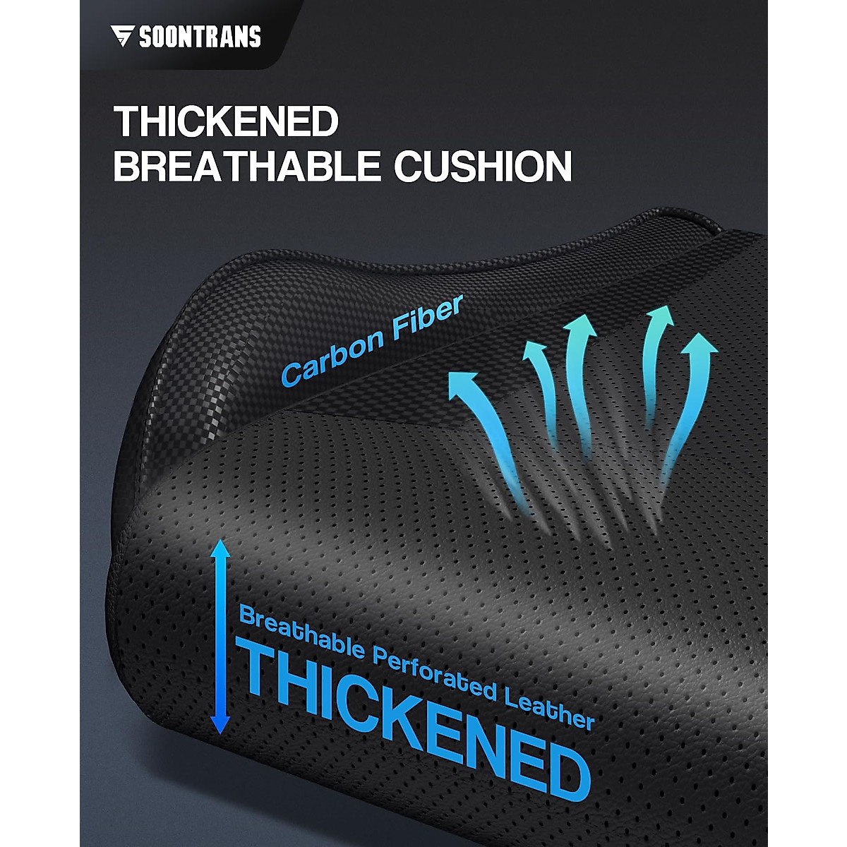 Soontrans Black Gaming Chairs with Footrest, Ergonomic Gamer Chair, Home Office Chair,PC Computer Chair with Headrest and Lumbar Support(Dark Black)