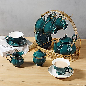 CHENP.HMC Coffee Mug Holder Mug Holders for Counter Coffee Rack Cup Holder Stand Dishes Organizer Steel Wire Rack Display Stand Service for Tea Cups