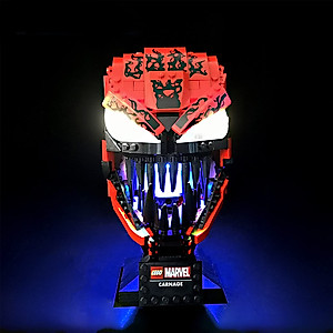 FRIFUN LED Light Set Compatible with Lego Carnage 76199 Building Model (NOT Included The Model Sets)