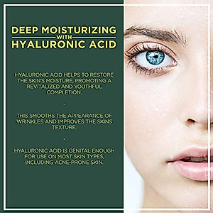 nuorganic Face Lifting Serum with Plant Stem Cells & Matrixyl 3000 - Advanced Anti-Aging to Minimize Fine Lines & Wrinkles - Vegan & Cruelty Free (1fl Oz)
