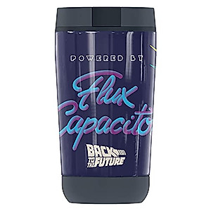 THERMOS Back To The Future Powered By Flux Capacitor GUARDIAN COLLECTION Stainless Steel Travel Tumbler, Vacuum insulated & Double Wall, 12 oz.