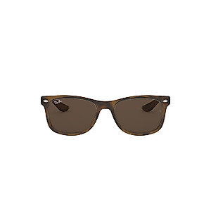 Ray-Ban Sunglasses Tortoise Frame, Dark Brown Classic Lenses, 47MM