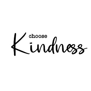 Kindness Vinyl Wall Decal - Customizable Inspirational Quote - Choose Kindness - Home Decor for Bedroom, Family Room, Classroom, or Office - Removable Sticker