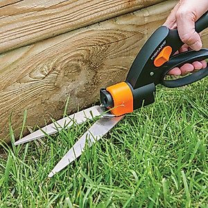 Fiskars 92146964J Garden, Shear Ease 360 Degree Swivel Grass Trimmer, Black