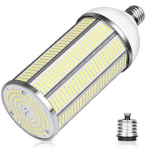 100W LED Corn Bulb, E26/E39 Mogul Base Lamp, 14000LM,5000K Daylight,AC85-265V, Replacement 350-400 Watt Metal Halide HID HPS CFL for Warehouse Parking Lot High Bay Light Fixture Garage Workshop