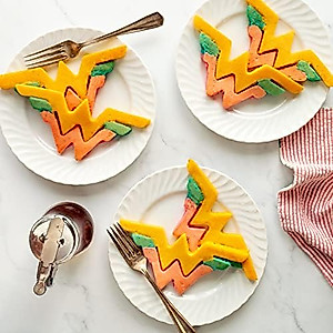 Whiskware Justice League Silicone Pancake Mold, Pancake Shaper, Dishwasher Safe, BPA and Phthalate Free Plastic, Wonder Woman