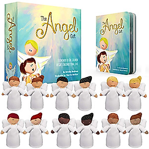 The Angel Gift Book Set: A Book Reminding Children That Angels are Watching Over Them, Baptism Gifts for Girls, Comfort Gifts, Comfort Book (Faith Version for Girls)