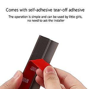 iZiv 6.56 FT PVC Floor Transition Strip, Peel and Stick Molding Trim for Threshold Transitions with a Height Less Than 5 mm, Carpet & Floor Edging Trim, Carpet to Tile Transition Strip