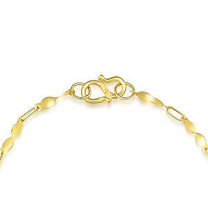 CHOW SANG SANG 999.9 24K Solid Gold Price-by-Weight 3.36g Gold Simple Modern Twisted Link Bracelet for Women 64726B | 6.6", (17 CM)