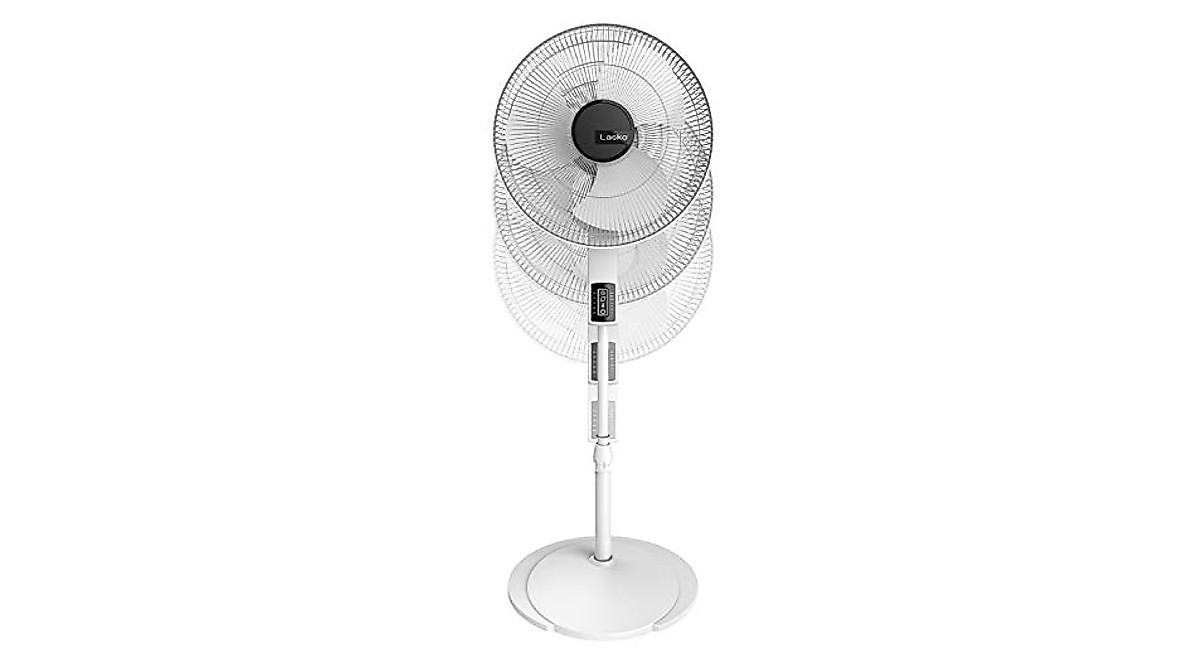 Lasko S16614 Oscillating Pedestal Fan - Cool, Quiet & Customizable