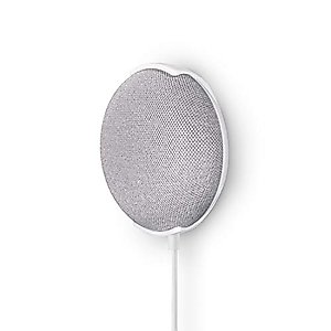 Screwless Wall & Ceiling Mount for Google Home Mini, Stick On Holder - Easy Install, No Tools, by Brainwavz (GMN01) (White)