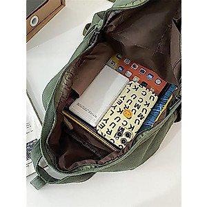 MaxxCloud Vintage Canvas Backpack Purse Tote Satchel Hiking Daypack Travel Bag Handbag Rucksack (583 beige)