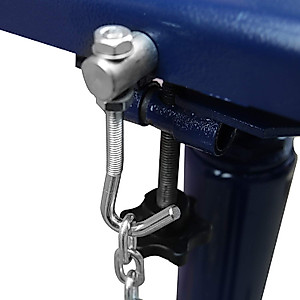 TCE ATR4053U Torin Hydraulic Garage/Shop Telescoping Transmission Floor Jack: 1/2 Ton (1,000 lb) Capacity, Blue