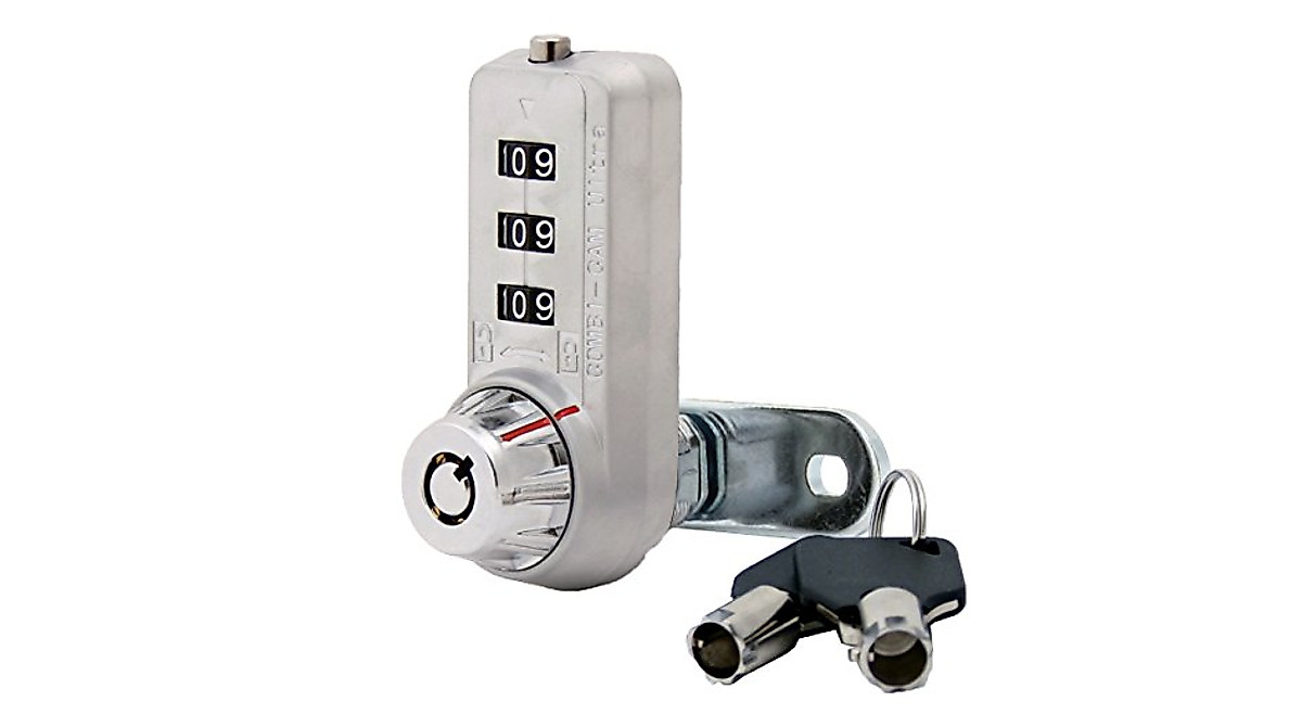Combi-Cam Ultra 7440S: Secure Chrome Combination Lock