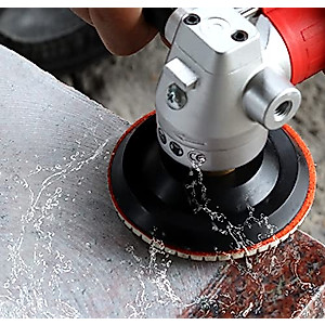 10Pcs 4 Inch Dry Diamond Polishing Pads Grit 1500 for Granite Marble Stone Concrete Travertine Marble Glass Granite Stone Polishing (Grit 1500)