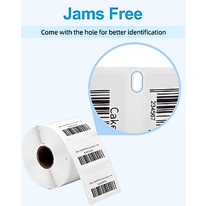 Replace Dymo Labelwriter 450 Turbo Labels 30334 Direct Thermal Labels 2.25" X 1.25”Compatible with DYMO 4XL, Rollo, Zebra Printer 2-1/4" x 1-1/4" LW Address Paper 1000 Labels Per Roll, 8 Rolls