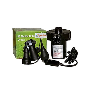 goldhik Car Travel Inflatable Mattress Camping Portable Universal Inflatable SUV Back Seat Extended Flocking Air Bed Cushion (Grey)