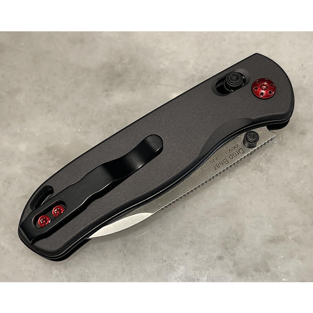 Red Stainless Torx Screws For Kizer Drop Bear Knife Pivot Scale & Pocket Clip