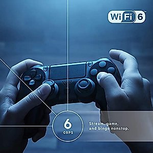 Linksys Mesh WiFi 6 Router, Dual-Band, 3,000 Sq. ft Coverage, 40+ Devices, High-Speed Router for Streaming & Gaming, Speeds up to (AX6000) - MR9610