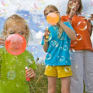 BolianOvi 20Pcs Plastic Bubbles Blow Plastic Bubbles Toys Large Bubble Balloons for Schools Party Birthday Gift