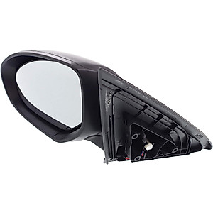 Kool-Vue Mirror Compatible with 2010-2013 Mazda 3, 2010 3 Sport and 2012-2013 3 Sport Driver Side With Manual Folding