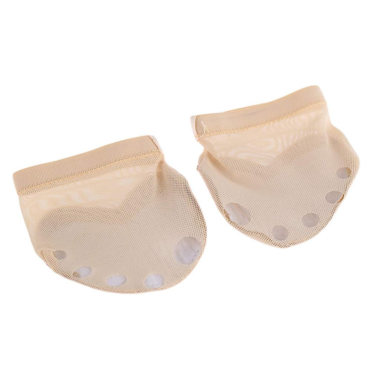 Milisten 1 Pair Womens Half Sole Ballet Foot Thong Moden Dance Paw Pads Shoes Fitness Size M