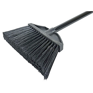 Weiler 75160 Small Angle Broom, Flagged Plastic Fill, 54" Overall Length, Made in The USA