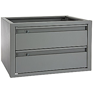 Kargo Master 40070 Grey 20" W x 12" H x 13.5" D Steel 2 Drawer Cabinet