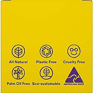 Beauty and the Bees Tasmanian Real Beer & Honey Shampoo Bar - UNSCENTED for Sensitive Skin