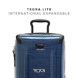 TUMI - Tegra-Lite International Expandable 4 Wheeled Carry-On - Carry On Luggage with Spinner Wheels & TSA Luggage Lock - Blue