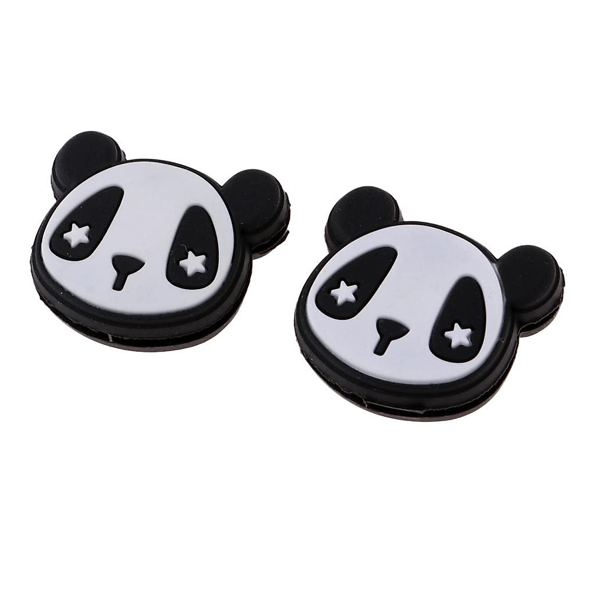 Tachiuwa Bulk 2 Tennis Vibration Dampener Shock Absorbers Replacement for Racket and Strings - - Select Shapes, Black Panda