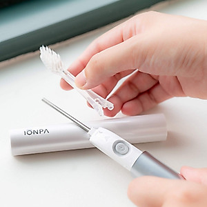 IONPA [DM - Clear] Replacement Brush Head, 2pcs/Pack, Made in Japan IONIC KISS You, hyG