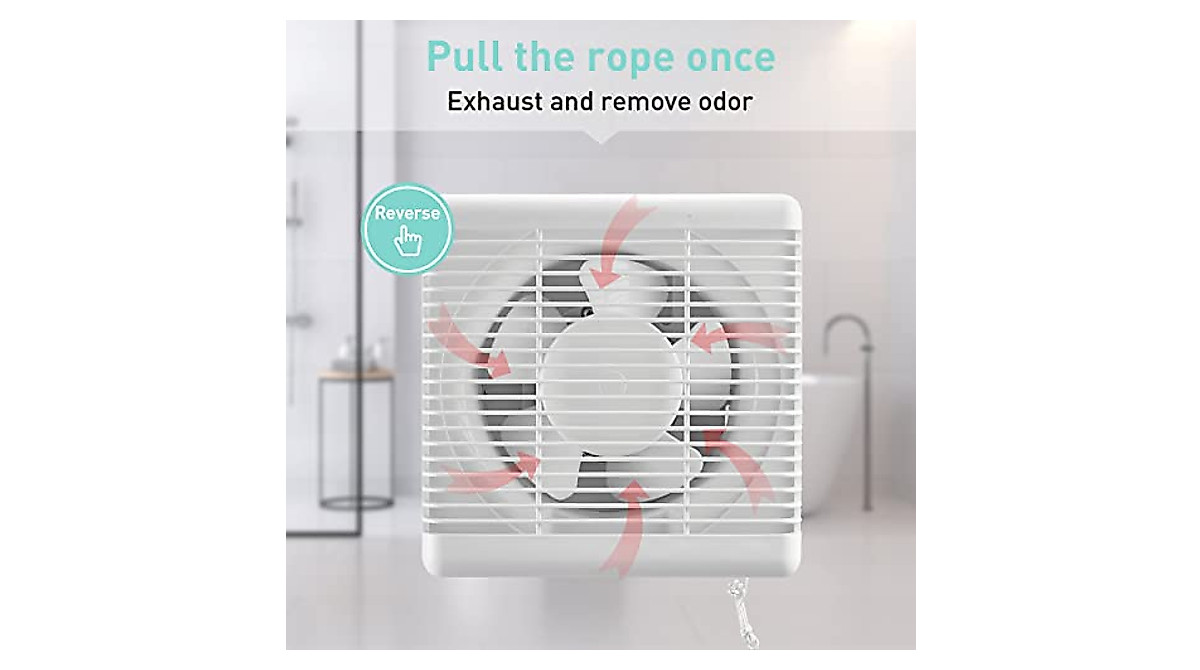 8 Inch Reversible Window Fan for Effective Ventilation