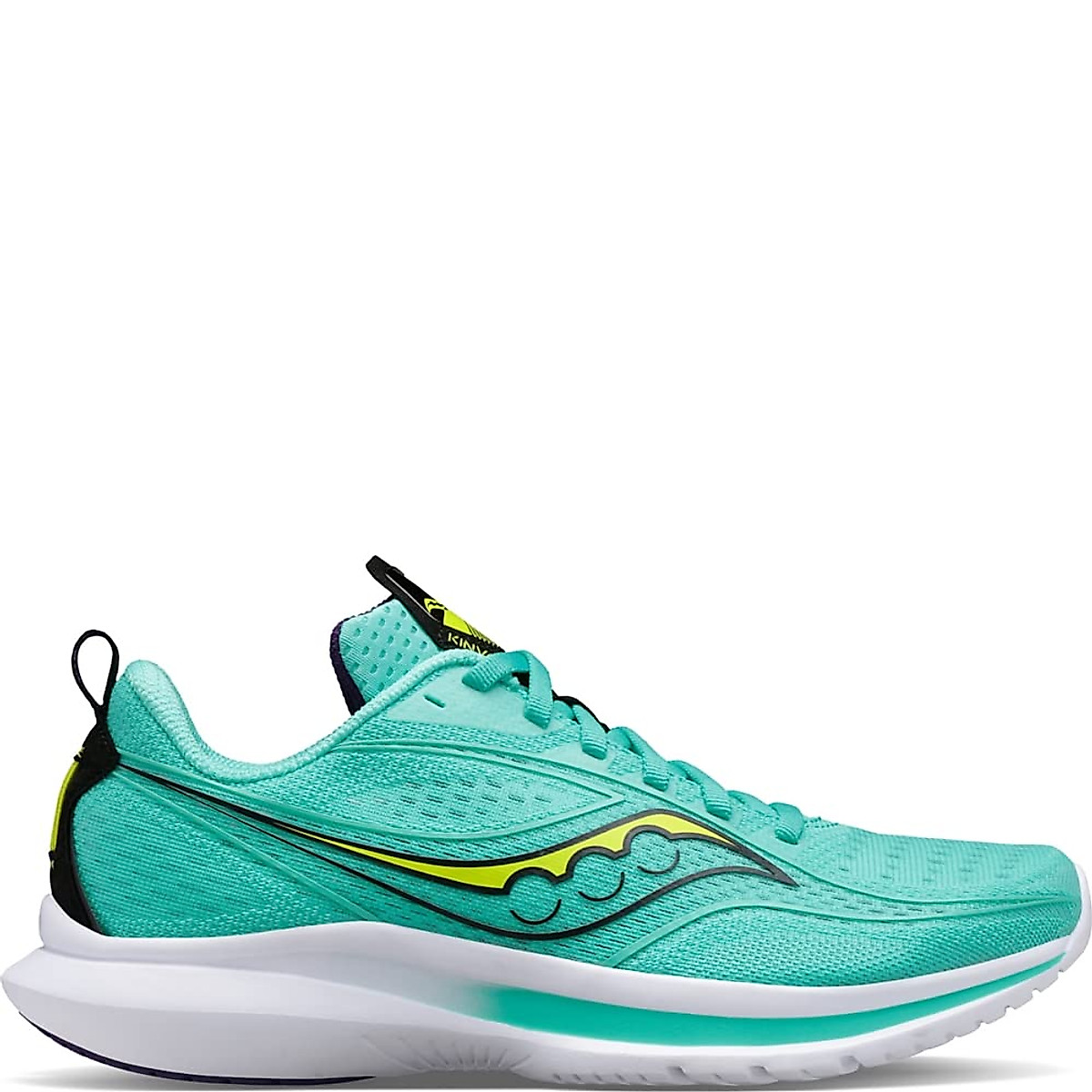 Saucony Women's Kinvara 13 Running Shoe, Cool Mint/Acid, 9