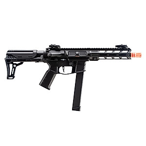 Lancer Tactical Gen 2 New 9mm Battle X CQB Lightweight Carbine AEG Color Black