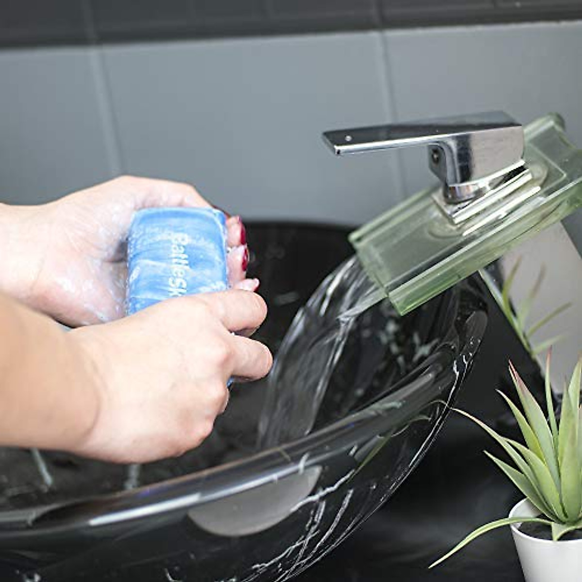 Battleskin Tea Tree Soap Bar, Antifungal Soap for Women/Men Help Yeast Infections, Jock Itch, Athlete's Foot, Body Odor, Ringworm, Skin Irritations with Natural Tea Oil, Lavender Oil, 6 Ounce