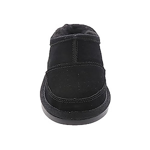 Koolaburra by UGG Kids' Braidee Slipper, Black, 5
